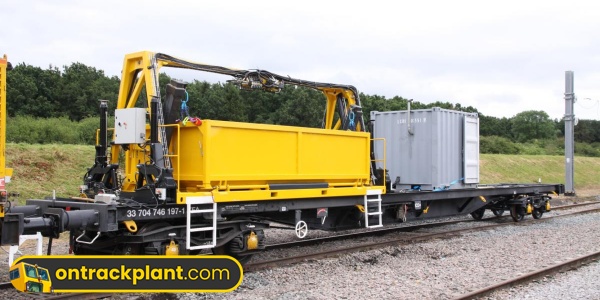 Railcare support wagon 33 704 746 197-1 - Photo — ontrackplant.com