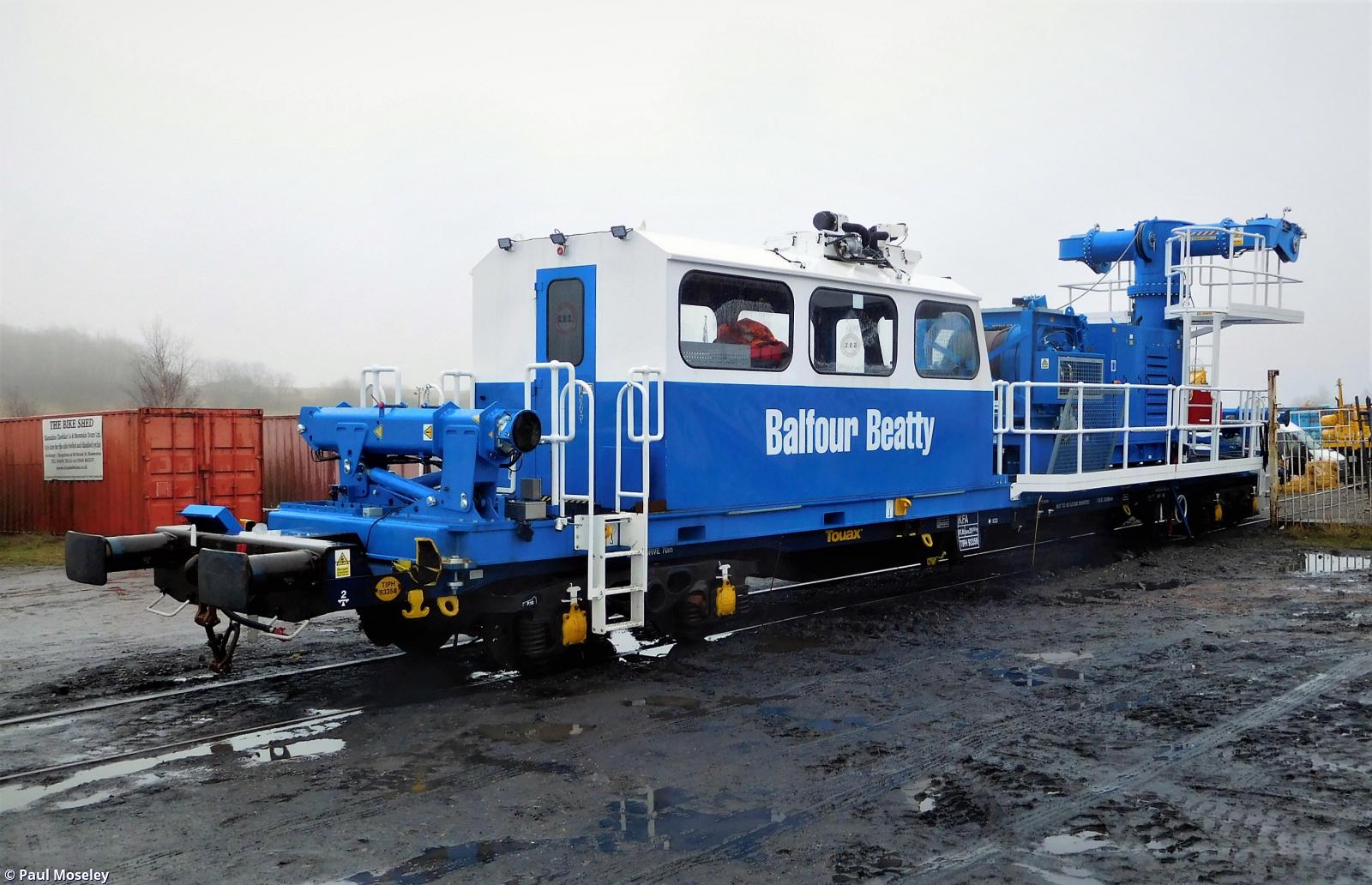93358 - KFA Wagon with Balfour Beatty "ElecLink" wiring module & cabin ...