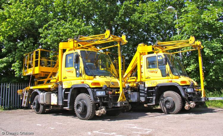 Network Rail - Mercedes-Benz Unimog U400 with Access Platform ...