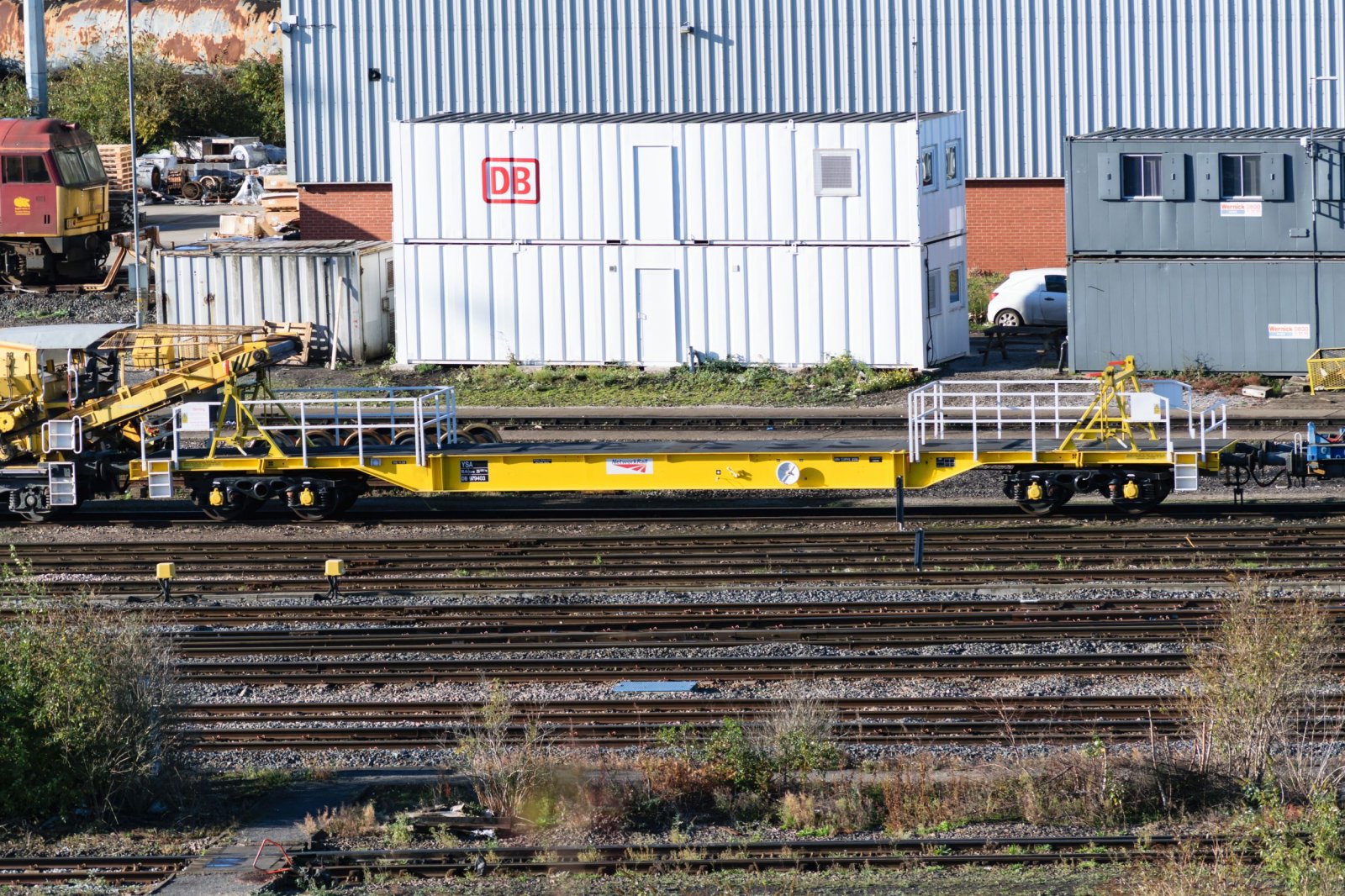 DB979403 - HOBCS support wagon (ex LWRT Clamping Wagon) — ontrackplant.com