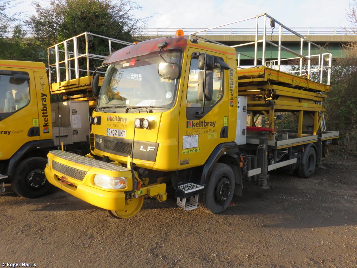 Keltbray - DAF 45LF PRB 10 Flat Bed with Access Platform — ontrackplant.com