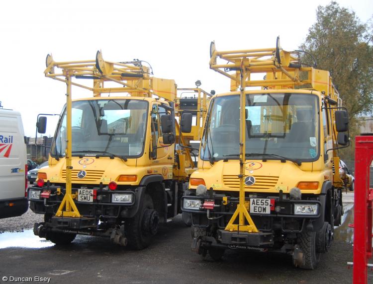 Network Rail - Mercedes-Benz Unimog U400 with Access Platform ...