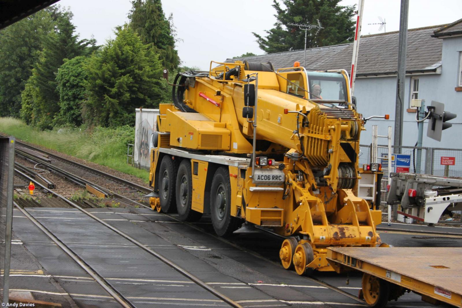 Quattro 1269 - Terex Demag AC55 City Crane Roadrailer — ontrackplant.com