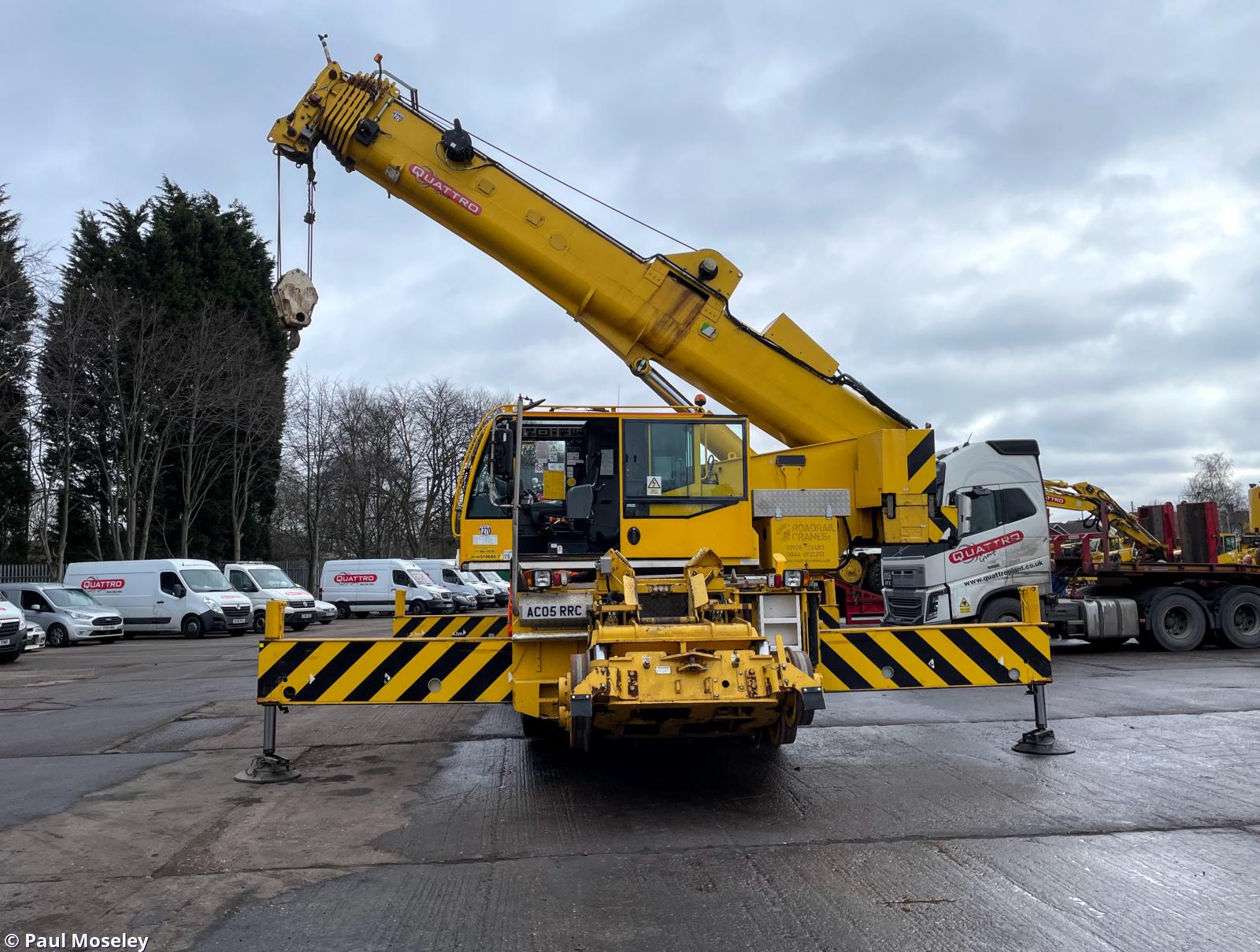 Quattro - Terex Demag AC55 City Crane Roadrailer — ontrackplant.com