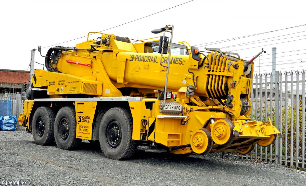 Quattro 1270 - Terex Demag AC55 City Crane Roadrailer — ontrackplant.com