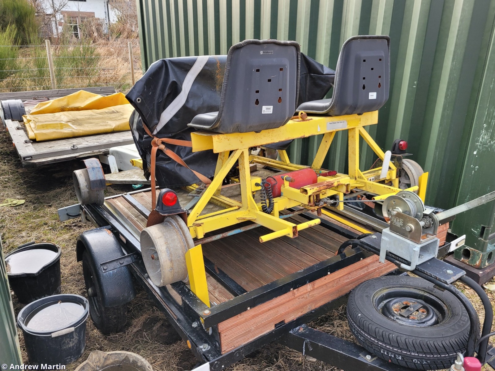 ST/02/08 - Geismar Steel EGO4 four seater trolley — ontrackplant.com