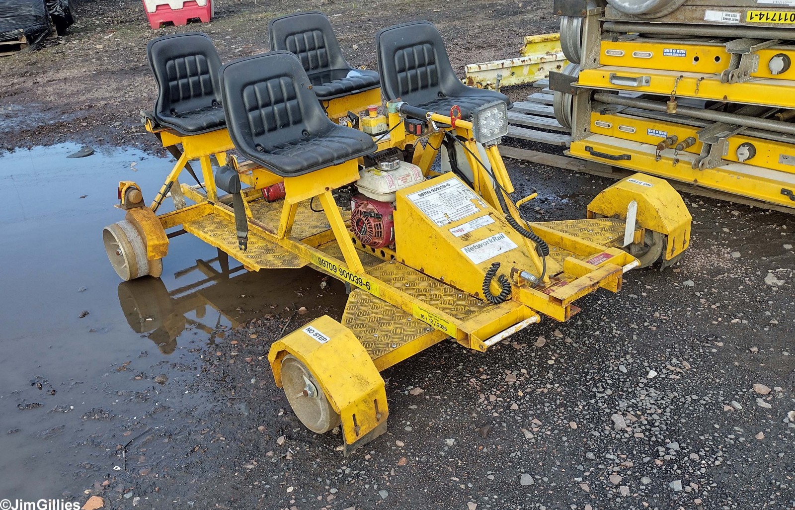 ST/03/30 - Geismar Steel EGO4 four seater trolley — ontrackplant.com