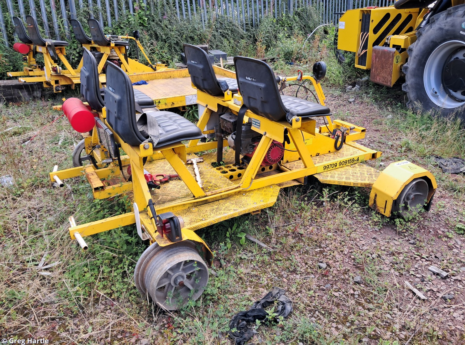 ST/03/42 - Geismar Steel EGO4 four seater trolley — ontrackplant.com