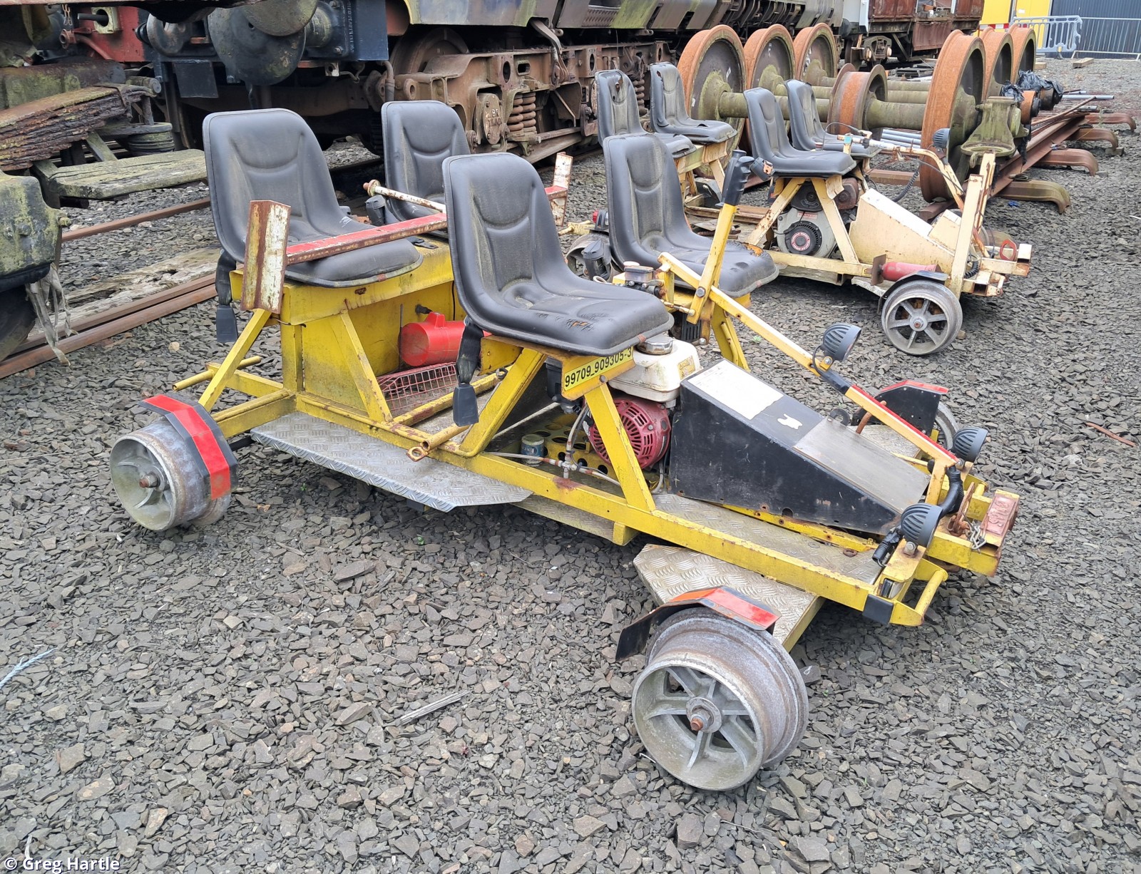 ST/03/57 - Geismar Steel EGO4 four seater trolley — ontrackplant.com